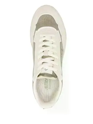 AUTRY Suede-panel Sneakers - Neutrals