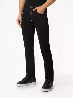 Philipp Plein Logo-plaque Straight-leg Jeans