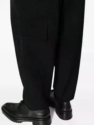 Yohji Yamamoto Tapered-leg Wool Trousers