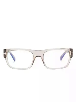 TOM FORD Rectangle-frame Glasses - Grey