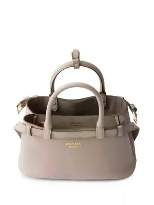 Prada Small Buckle Tote Bag - Neutrals