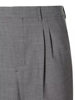 AMI Paris Tailored Tapered Cropped Trousers