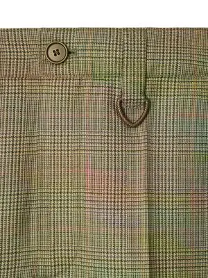 Burberry Check Pattern Trousers