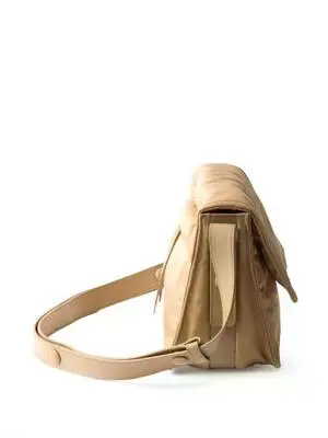 Prada Traveller Padded Shoulder Bag - Brown