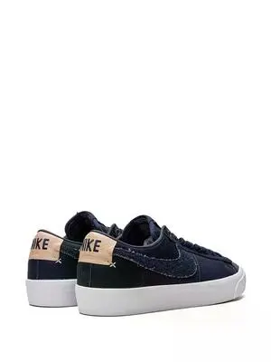 Nike Zoom Blazer Low Pro Gt Denim Swoosh Sneakers - Blue