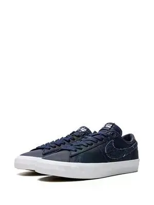 Nike Zoom Blazer Low Pro Gt Denim Swoosh Sneakers - Blue