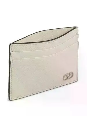 Valentino Garavani Vlogo Signature Cardholder In Grainy Calfskin