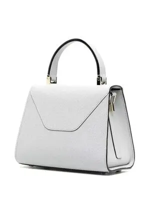 VALEXTRA Iside Leather Crossbody Bag - Grey