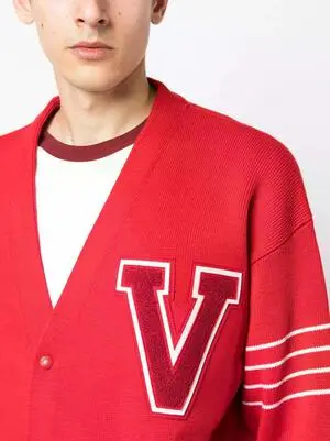 Valentino Garavani Vlogo Wool Cardigan