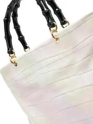 JIL SANDER Crocodile-effect Leather Tote