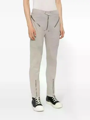Rick Owens Decorative-zip Cotton Trousers