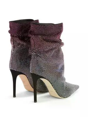 GIUSEPPE ZANOTTI 105mm Yunah Crystal Slouchy Boots