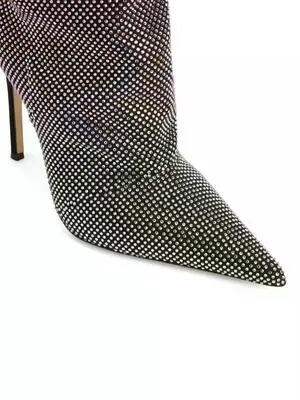 GIUSEPPE ZANOTTI 105mm Yunah Crystal Slouchy Boots