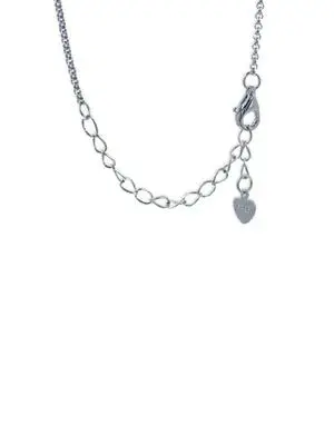 JUWELINA PARIS Heart Sapphire Pendant Necklace