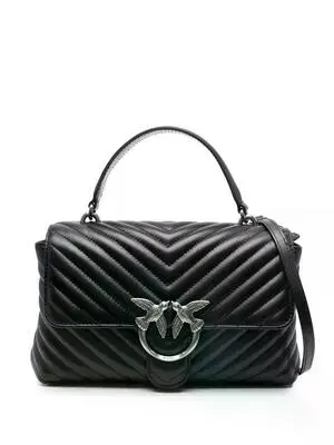 Pinko Love Lady Chevron-quilted Tote Bag