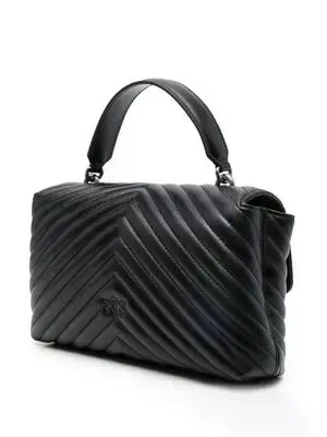 Pinko Love Lady Chevron-quilted Tote Bag