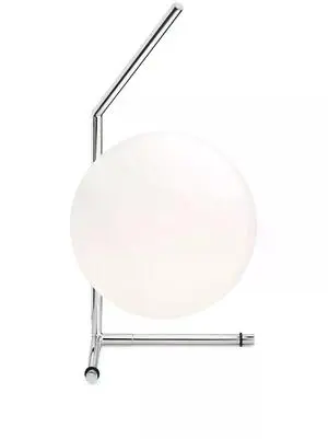 FLOS Ic Lights Table 1 Low Table Lamp - Silver