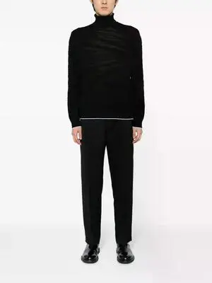 Missoni Contrast-trim Roll-neck Jumper