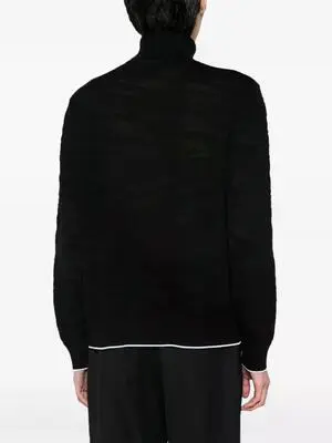 Missoni Contrast-trim Roll-neck Jumper