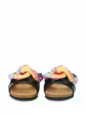 JW Anderson Chain Slip-on Slides - Black