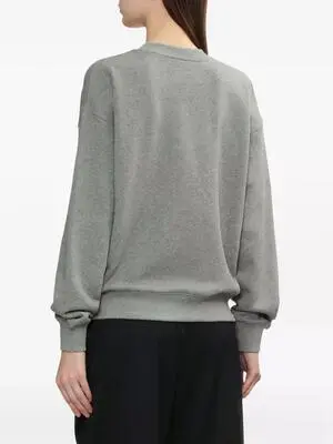 Maison Kitsuné Bold Fox Head-patch Sweatshirt - Grey