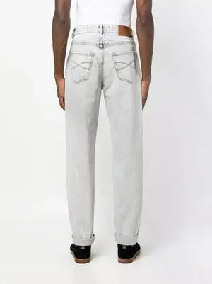 Brunello Cucinelli Mid-rise Tapered-leg Jeans