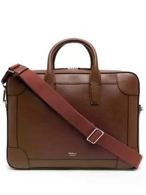 Mulberry Belgrave Leather Document Bag - Brown
