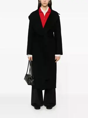 THE ROW Malika Belted Wool-blend Coat