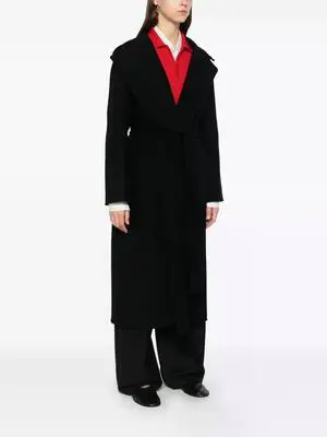 THE ROW Malika Belted Wool-blend Coat