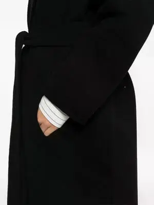 THE ROW Malika Belted Wool-blend Coat