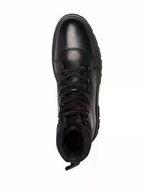 BALDININI Lace-up Leather Ankle Boots