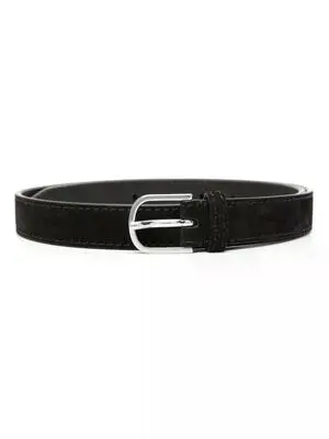 TOTEME Logo-engraved Suede Belt