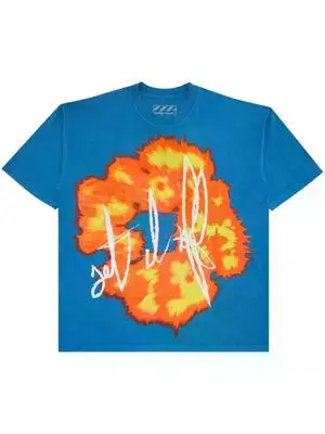 DENIM TEARS Offset Set It Off T-shirt - Blue