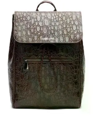 Roberto Cavalli Leather Backpack - Brown