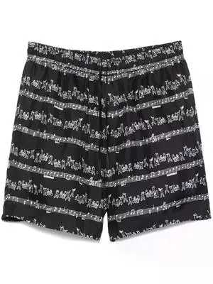 Amiri Jazz Band Shorts - Black