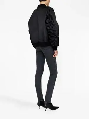 ANINE BING Leon Zipped Bomber Jacket