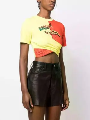 Dsquared2 Logo-print Crop Top