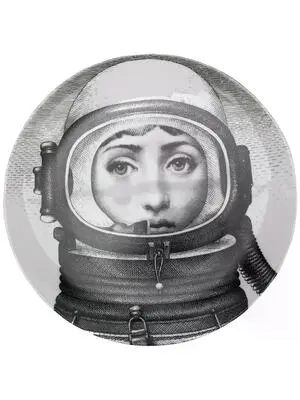 FORNASETTI Wall Plate - Black