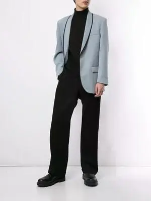PORTS V Shawl-lapel Single-breasted Blazer