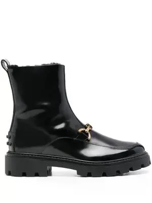 TOD'S Logo-plaque Ankle Boots