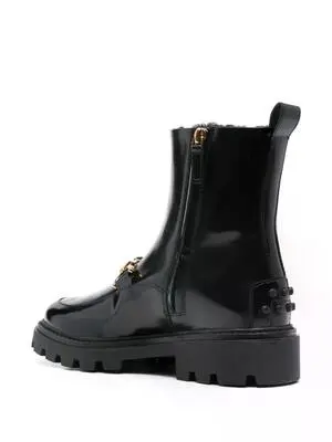 TOD'S Logo-plaque Ankle Boots