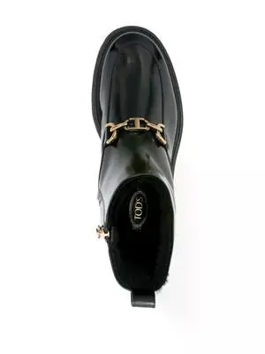 TOD'S Logo-plaque Ankle Boots