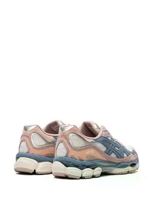 Asics Gel-nyc Mauve & Blue Sneakers - Neutrals