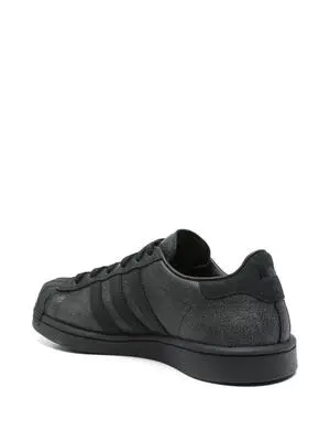 Adidas X Avavav Superstar Leather Sneakers - Black