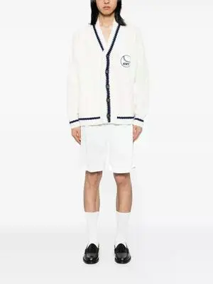 Kiton Logo-patched Knit Cardigan