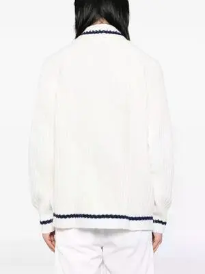 Kiton Logo-patched Knit Cardigan