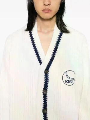 Kiton Logo-patched Knit Cardigan