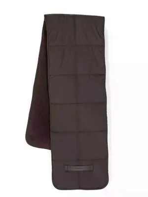 SPOONYARD Logo-appliqué Padded Scarf - Brown