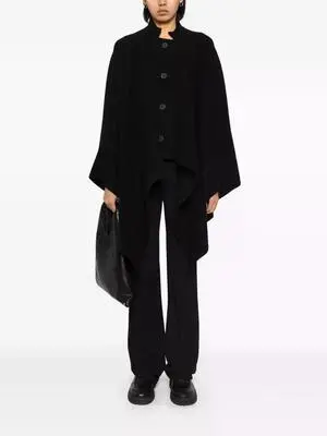 Yohji Yamamoto Button-up Cape