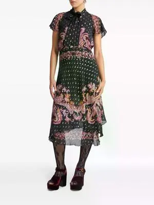 Etro Silk Fil-coupé Dress